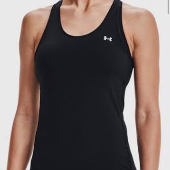 Under Armour | Tops | Under Armour Heat Gear Black Tank | Poshmark